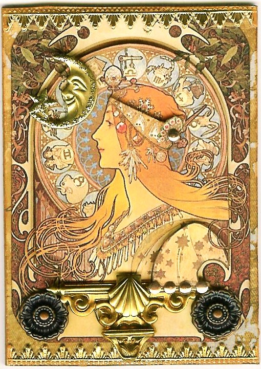Nostalgic Collage': ATC - Gypsy Moon