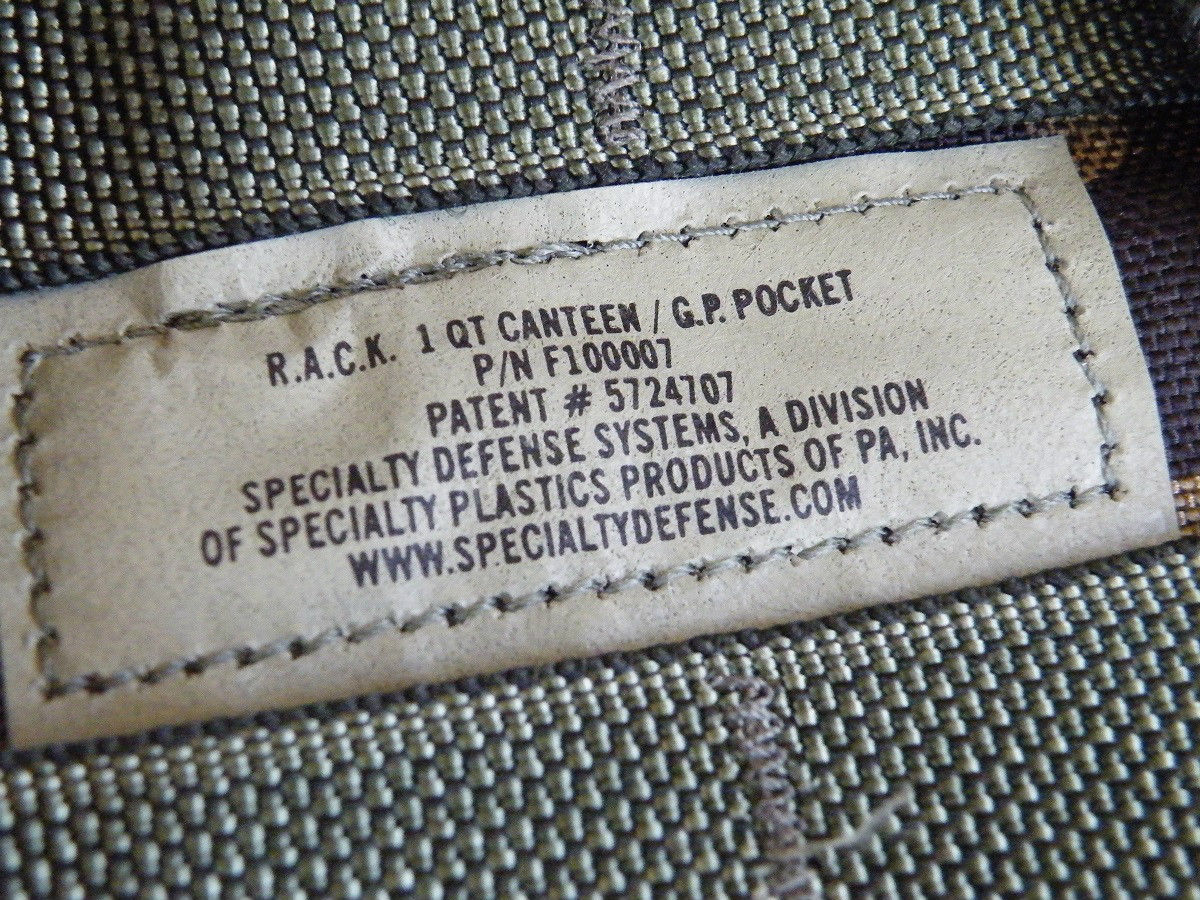 Webbingbabel: US Army Ranger Assault Carry Kit RACK Woodland