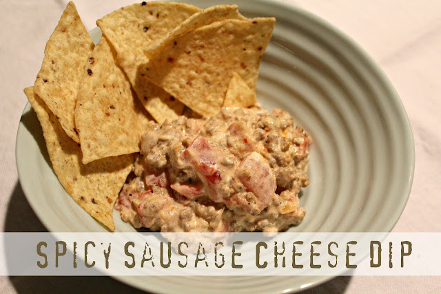Ten June: Spicy Sausage Cheese Dip