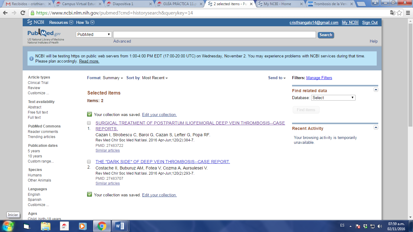 MEDICINA INFORMÁTICA: Uso del PubMed y MESH Browser