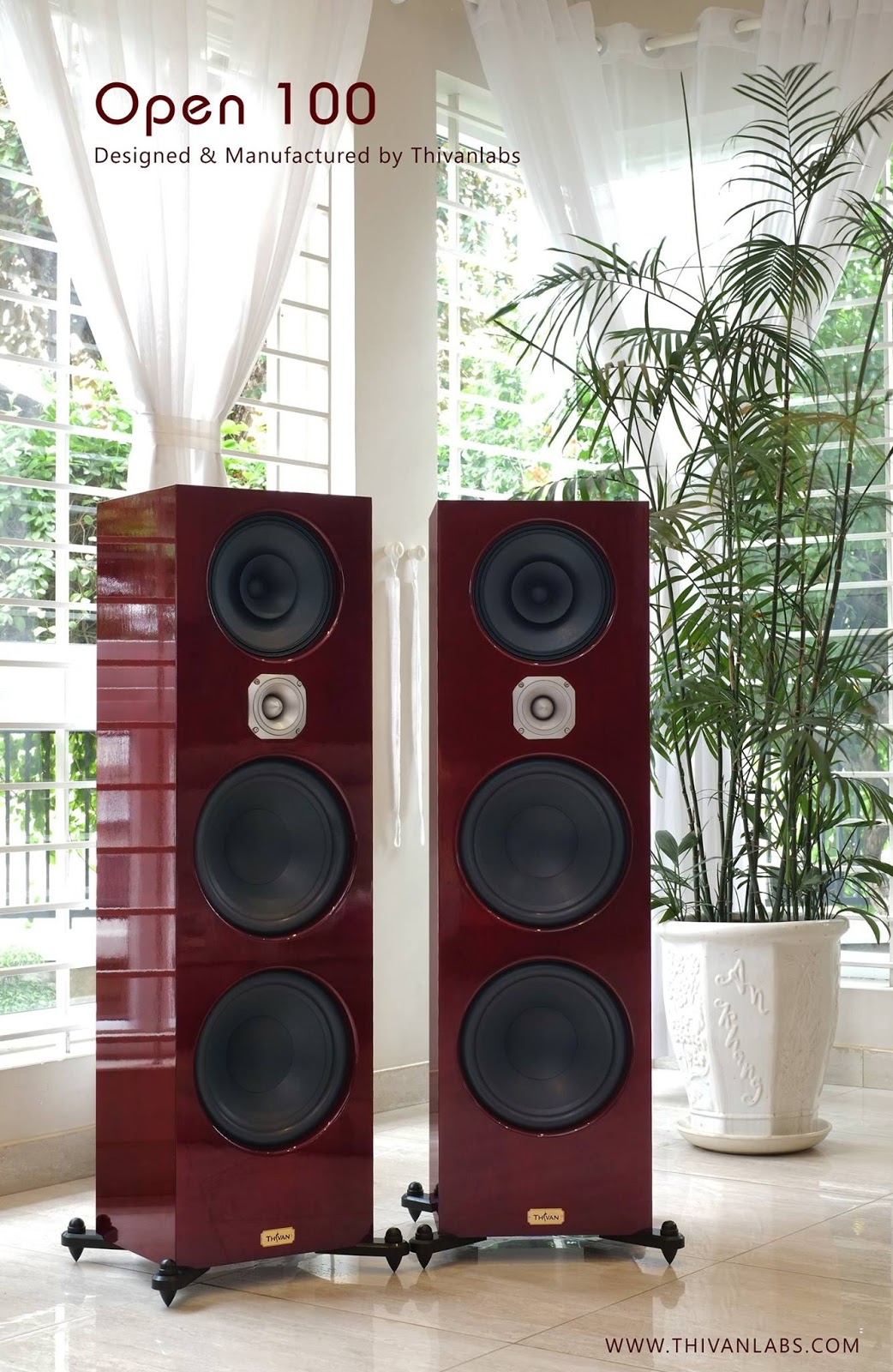 Thivan Labs OPEN 100 open baffle speakers NEW – M & S | Ultimate High ...