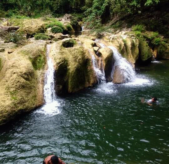 The beautiful scenery of purag falls