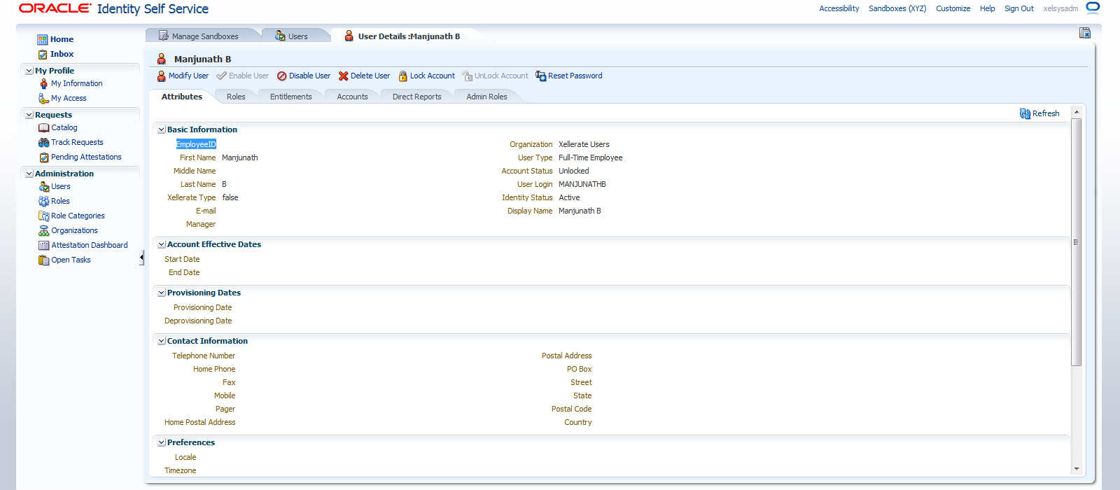 Oracle Identity Manager (OIM) 11G R2 PS2/PS3/12C: Create User and Customize Fields, Create Role ...