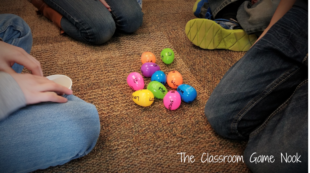 The Classroom Game Nook: "Grab-an-Egg!" {Fun Review Game}