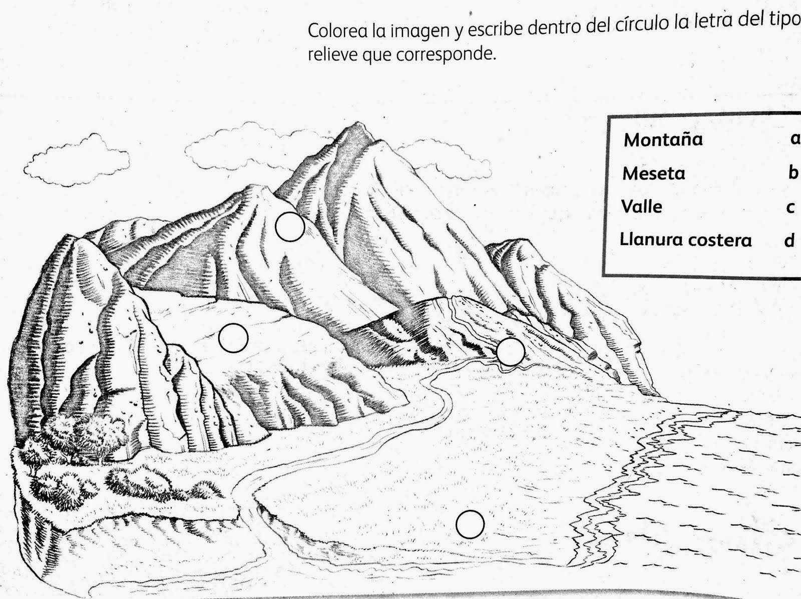 Meseta Para Colorear Sgblogosfera Maria Jose Argueso Landforms Images Meseta Para Colorear Sgblogosfera Maria Jose Argueso Landforms Images