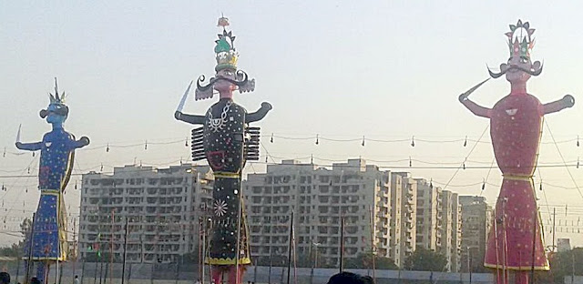 125-ft-high Ravan ready to dazzle in Delhi's Dwarka - Dwarka Parichay