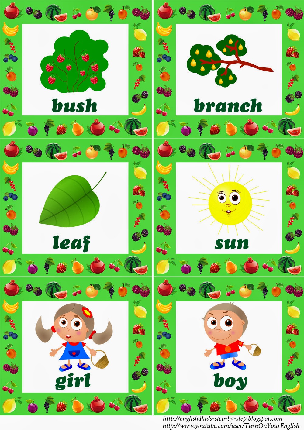 Fruits and Berries Song for Kids (+ Counting to 10)