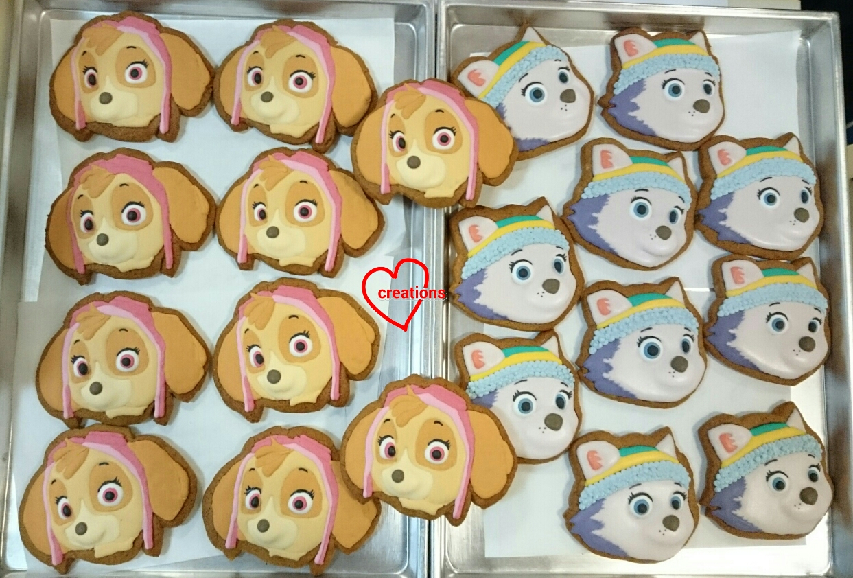 Loving Creations for You: Everest and Skye Brown Sugar Cookies