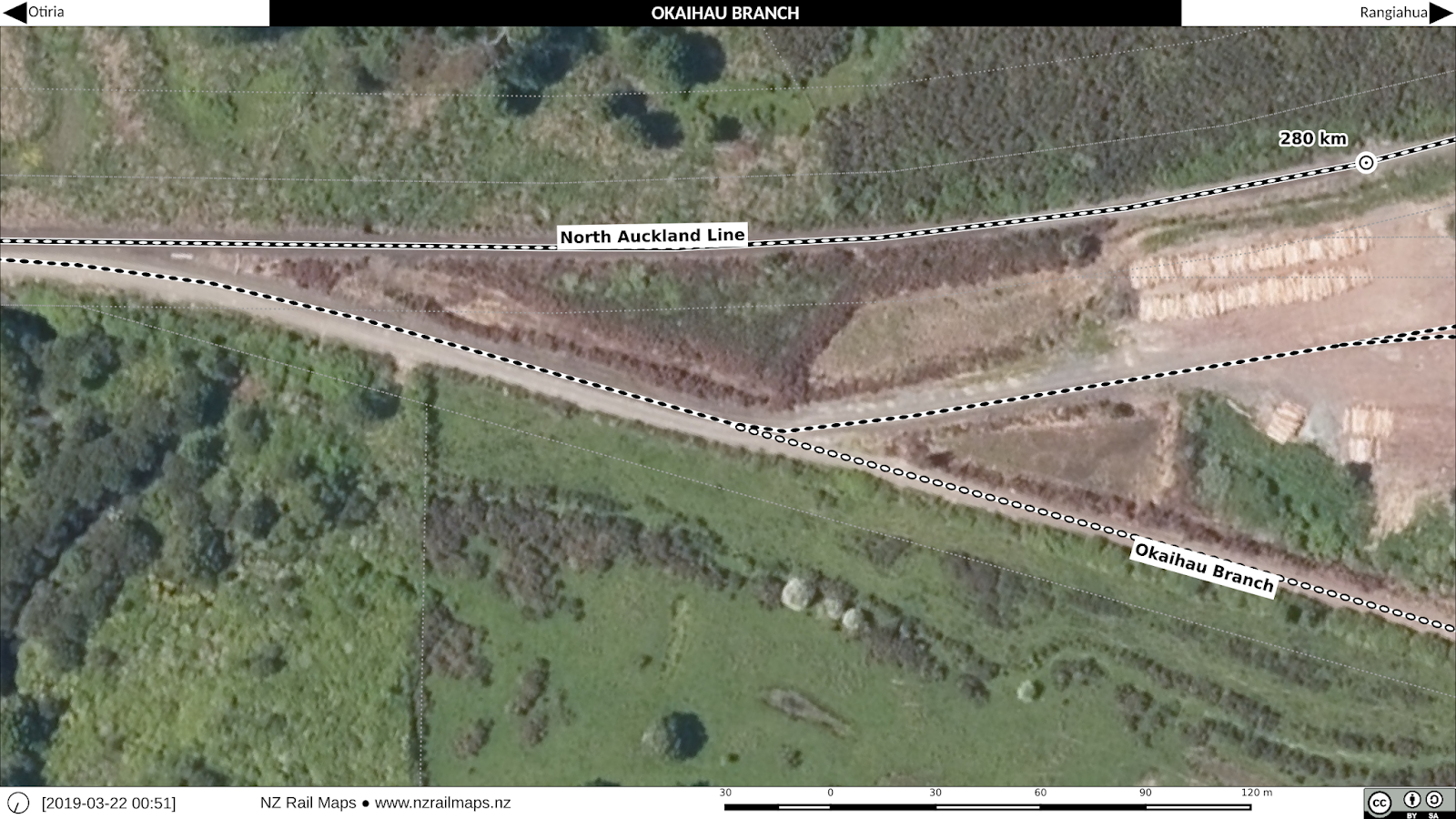 North Auckland Line [3A]: Okaihau Branch 1 – Otiria – New Zealand Rail Maps