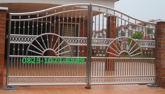 Pagar Stainless Minimalis | VEGA STEEL