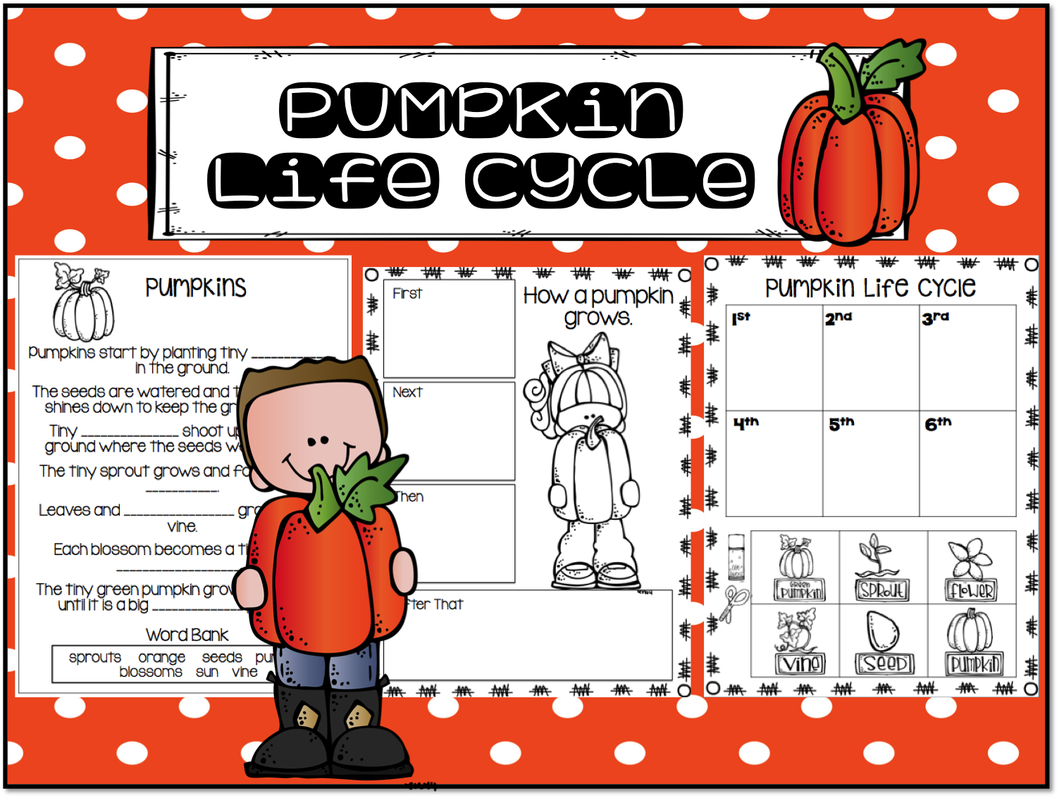 1st Grade Hip Hip Hooray!: October Writing with Page Toppers!