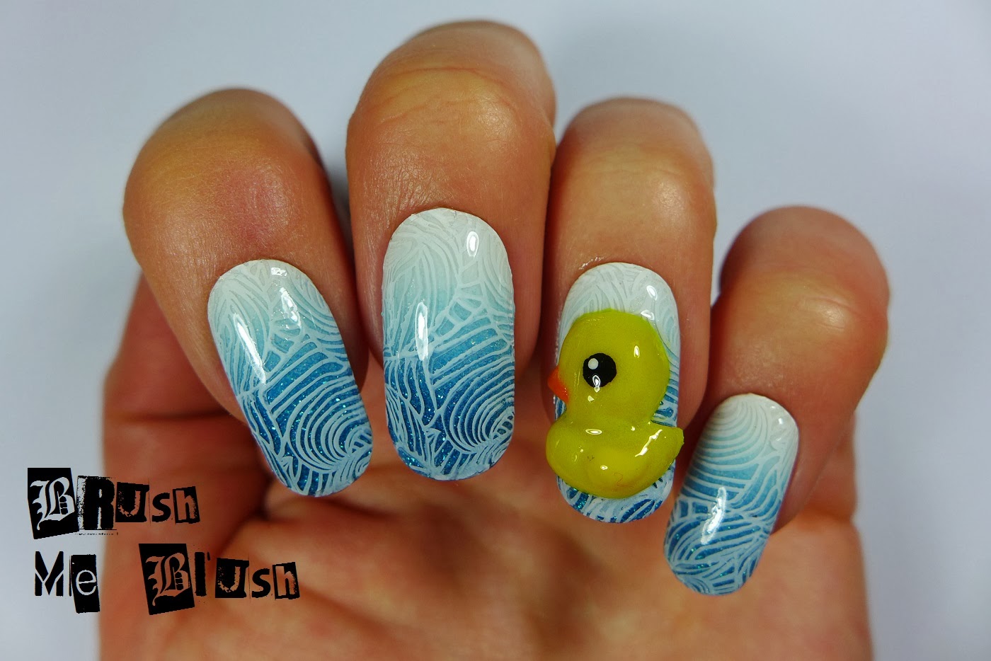Brush me Blush: 3D Rubber Ducky Nails