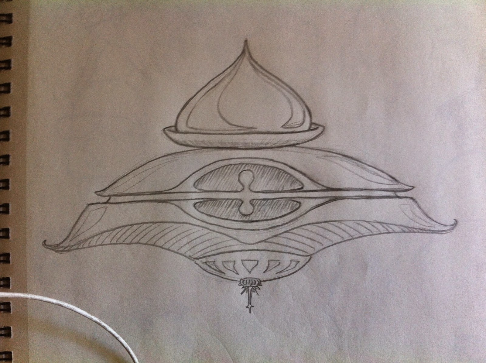 free radical sings: Drawing: Vimana