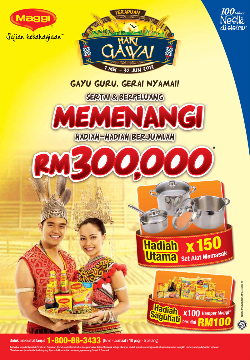 Peraduan MAGGI Sajian Kebahagiaan Hari Gawai & Tadau Kaamatan ...
