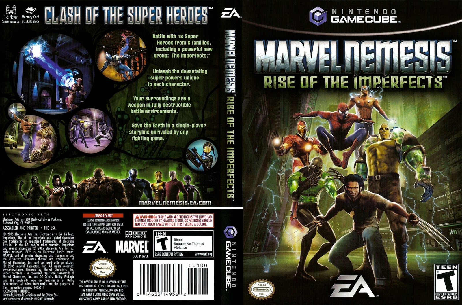 Analise: Marvel Nemesis: Rise Of The Imperfects