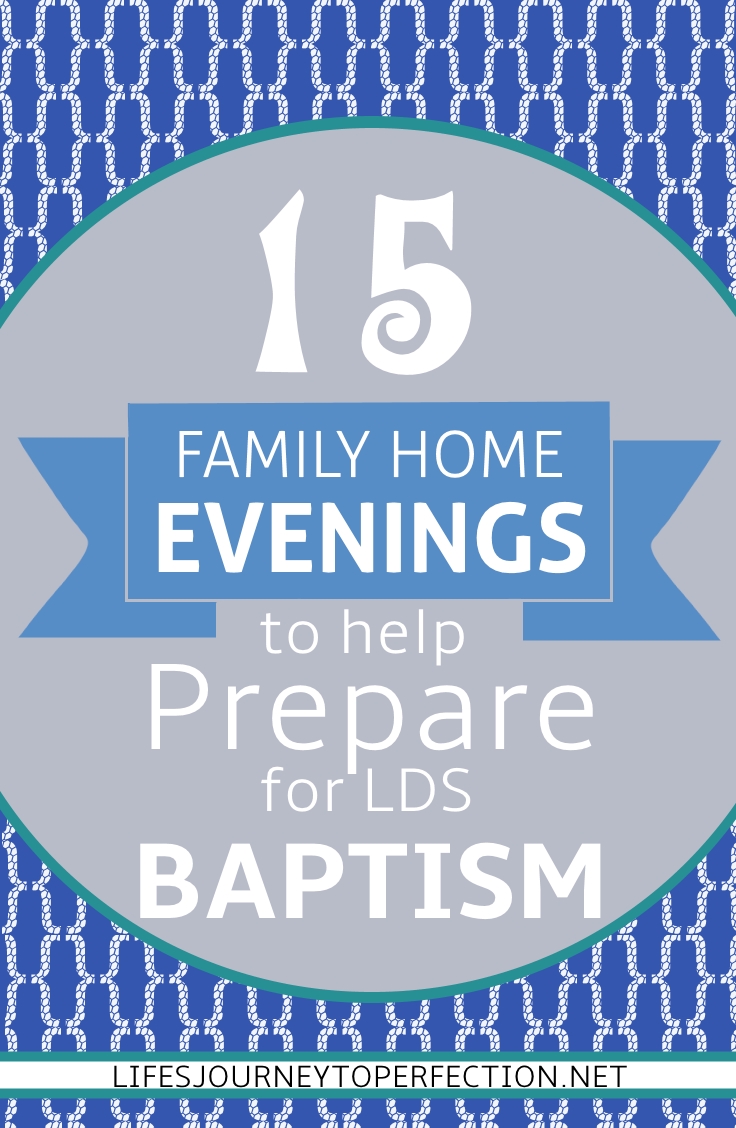Life's Journey To Perfection: 15 Family Home Evening Ideas to Help ...