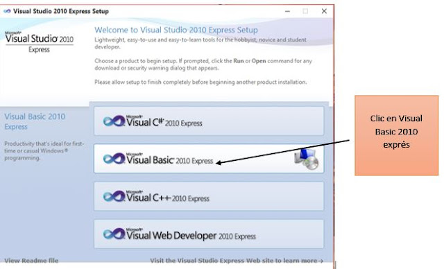 Descargar Visual basic 2010