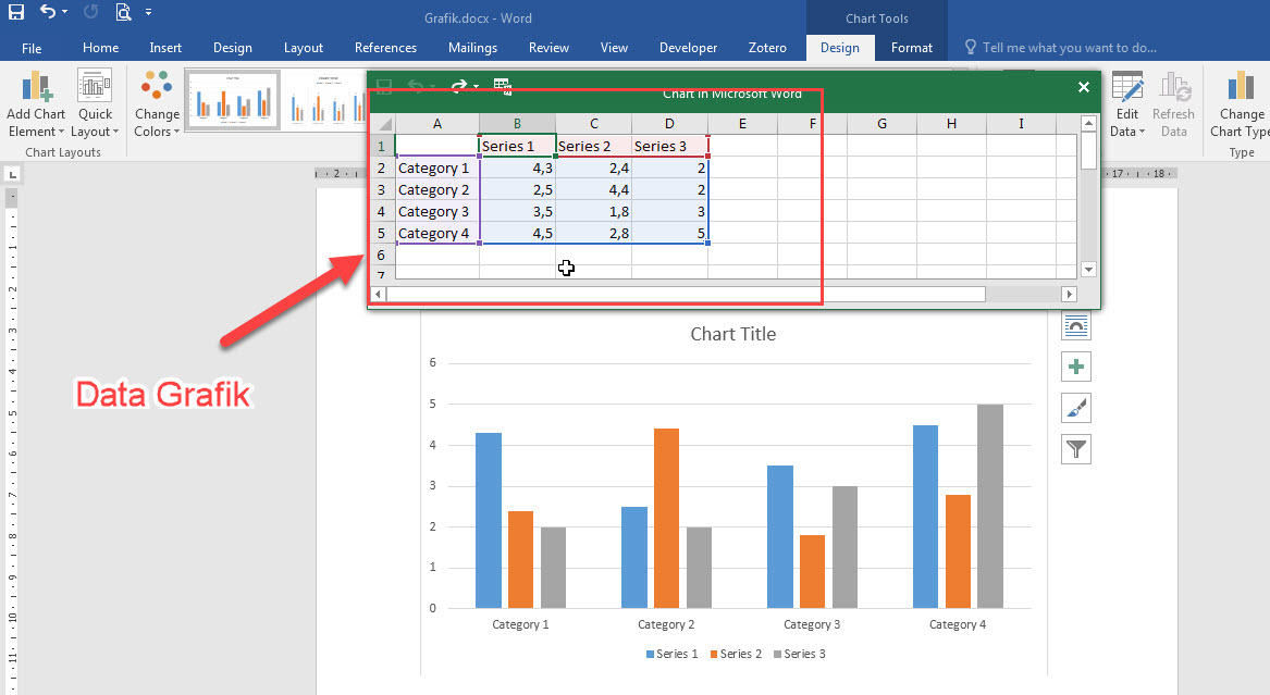 Cara Membuat Grafik di Microsoft Word