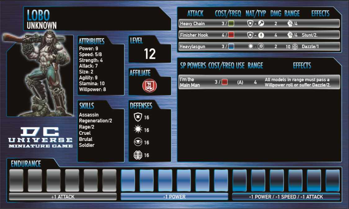 GMorts Chaotica: Knight Models - DC Universe Miniatures Game
