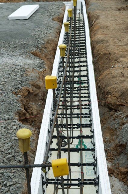 FOOTING FORMWORK | The New Zealand's First Passive House