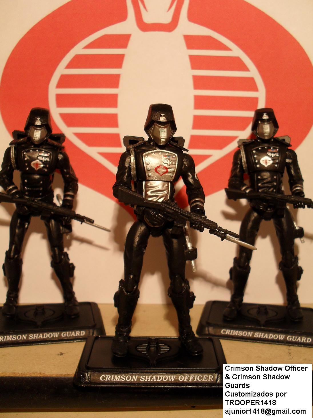 Gi joe Custom Action Figures: Crimson Shadow Guards