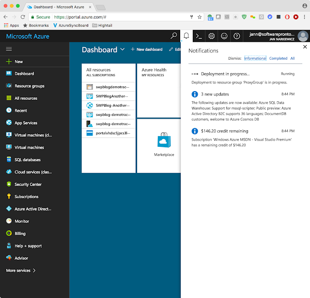 Jan David Narkiewicz Developer Creating An Ubuntu Server On Azure