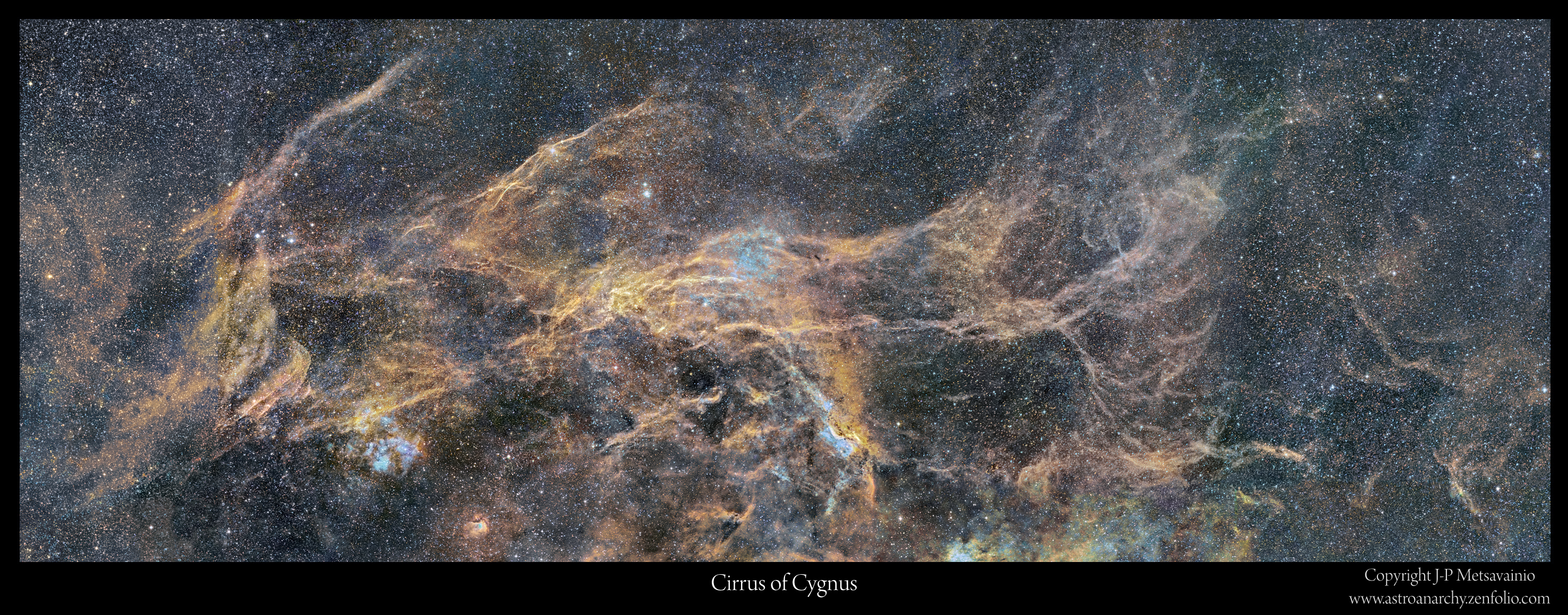 Astro Anarchy: A collection of images from a large mosaic of Cygnus