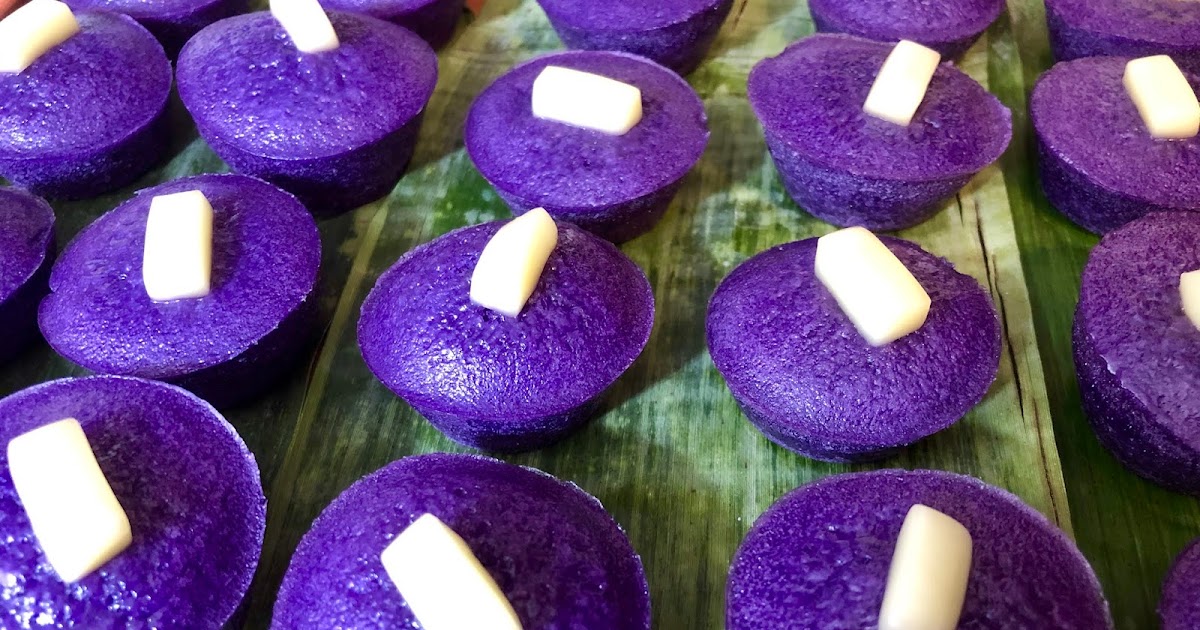 sugarampsprinkle: Ube Rice Puto Recipe