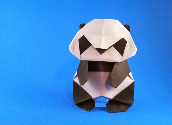 panda origami ~ origami instructions art and craft ideas
