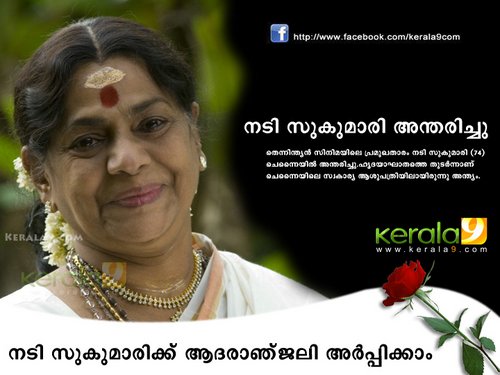 Actress Sukumari passes away in Chennai | All New Film Updates