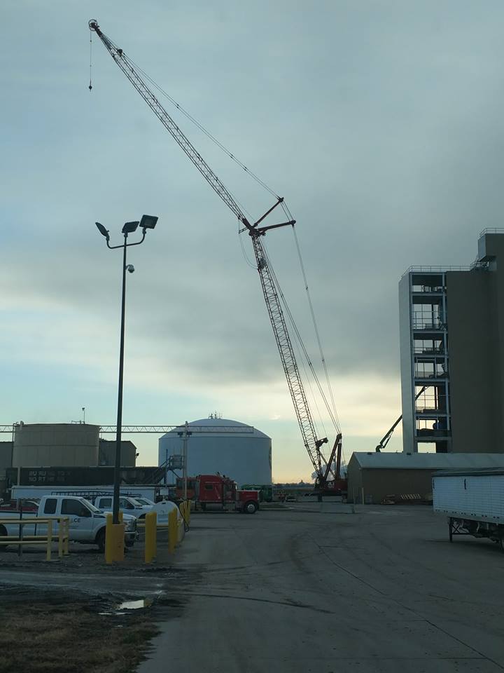 Industrial History: Cranes with a Luffer Jib