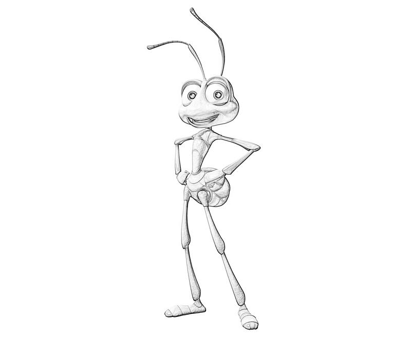 A Bug's Life Flik Character | Surfing