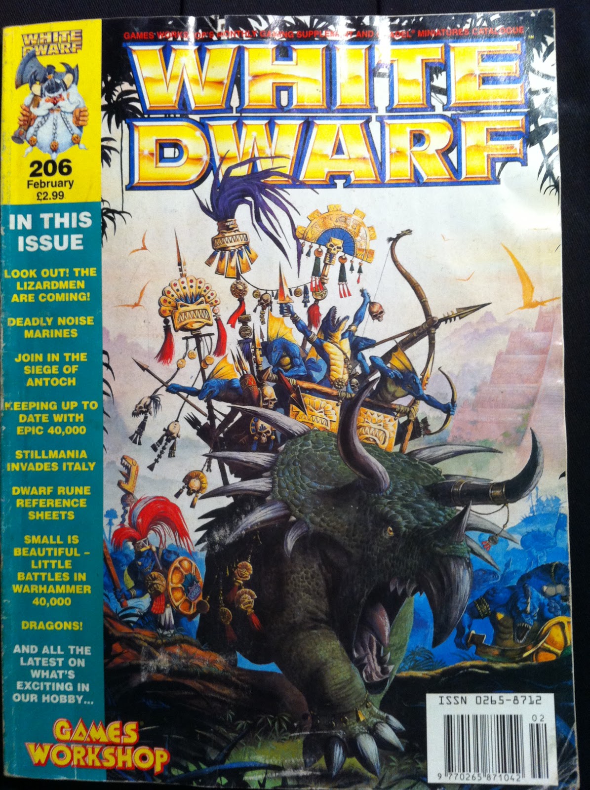 WarLlama 40k: Vintage White Dwarf 206. February 1997.