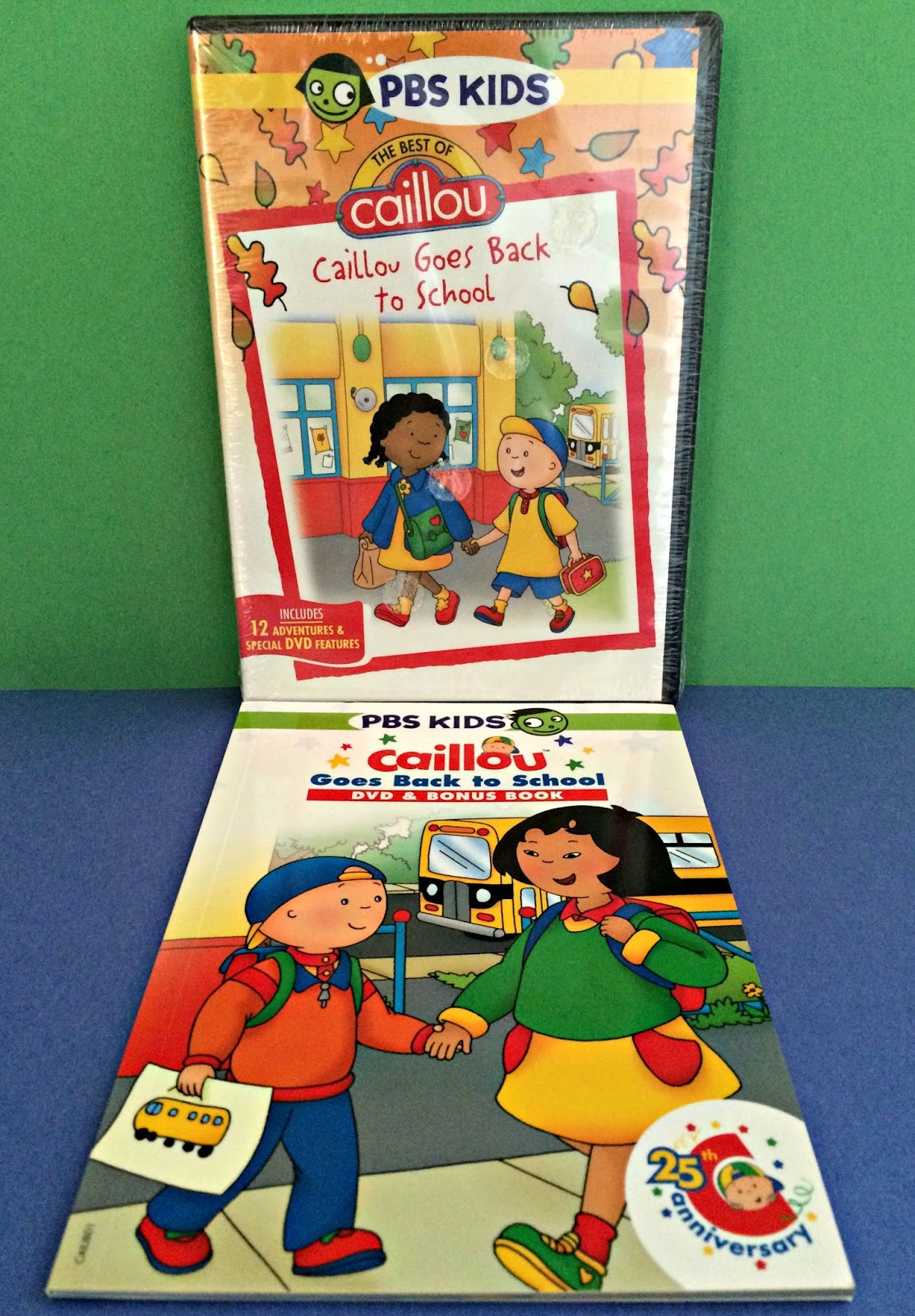 A GEEK DADDY: Caillou Goes Back to School DVD & Bonus Book from PBS Kids