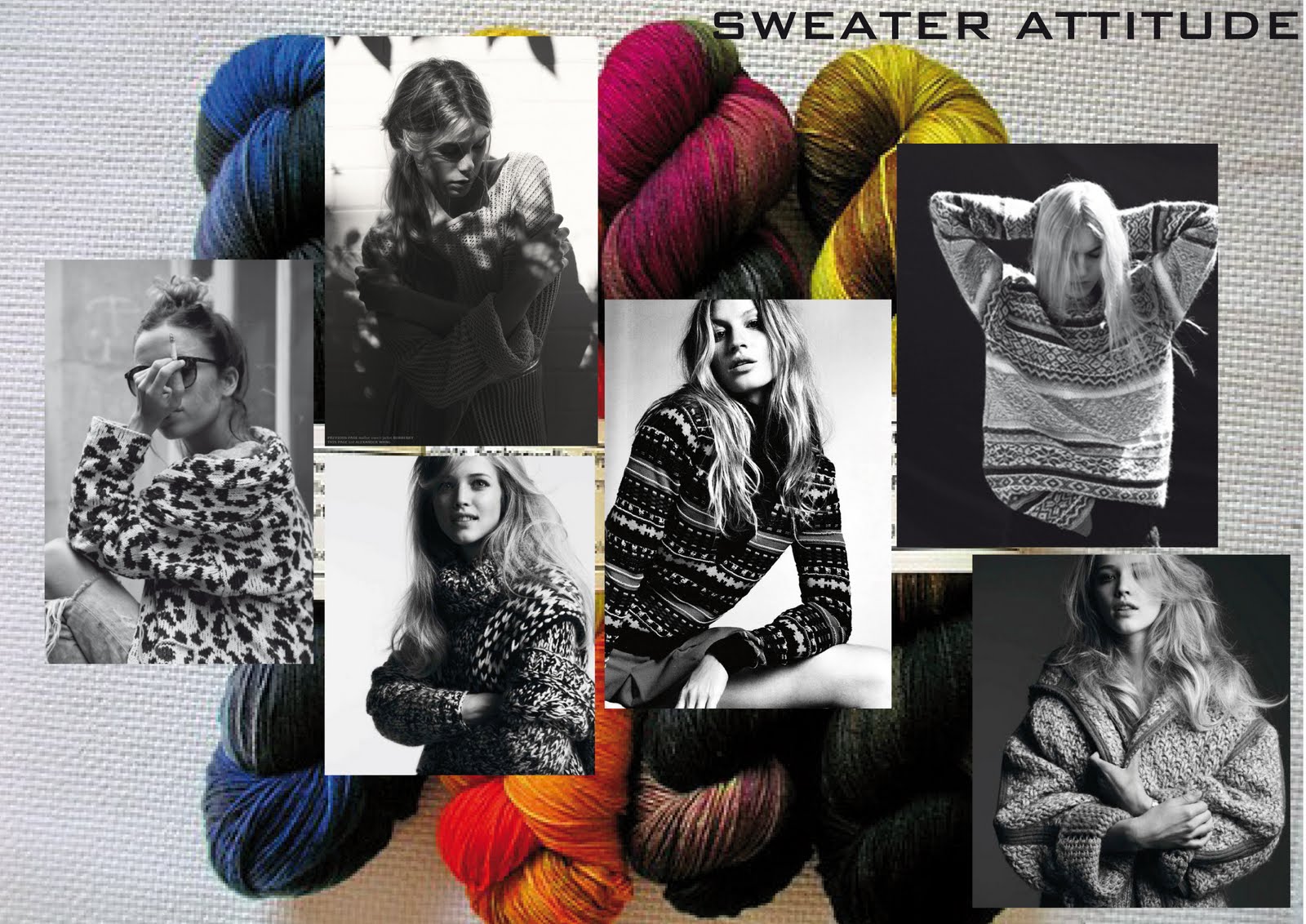 SUNSET STUDIO: KNIT mood Board to be inspire for winter