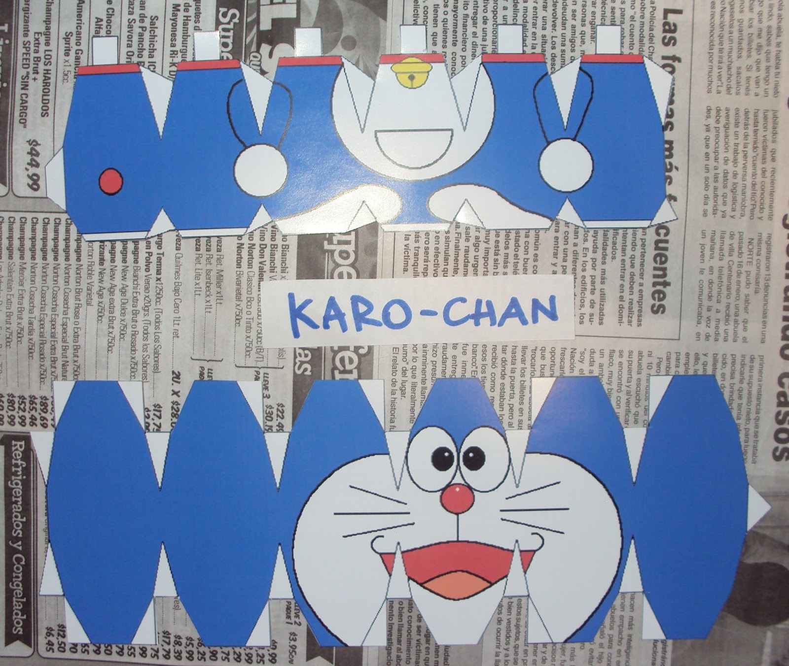 Mi muñeco de Doraemon -Papertoy- | Wiki Japon
