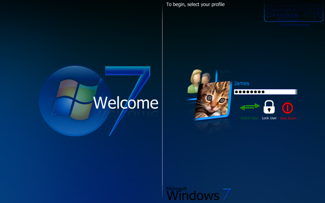 Everything you need is here: How To Change Windows 7 Logon Screen Easily