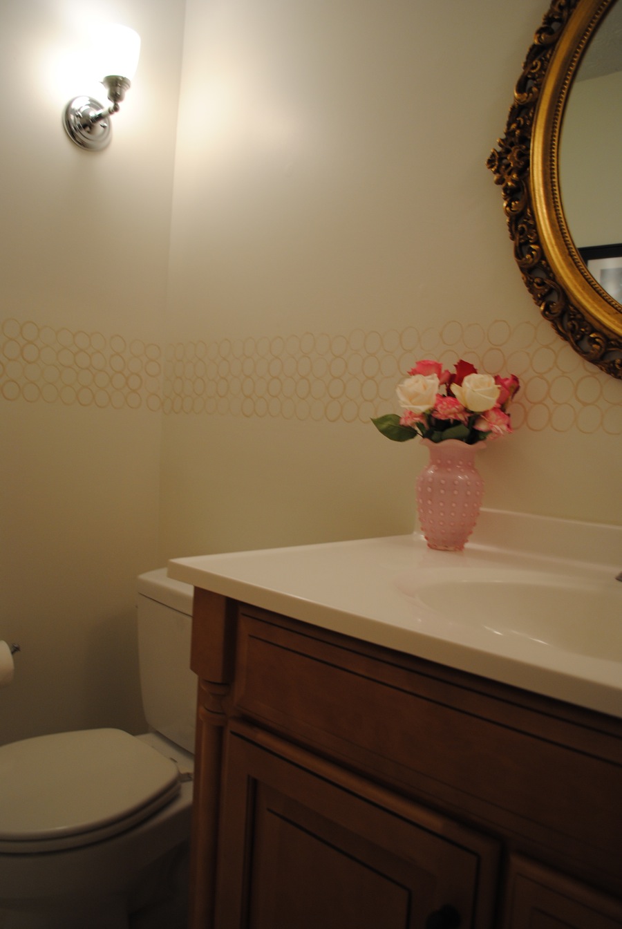 the table: powder room update