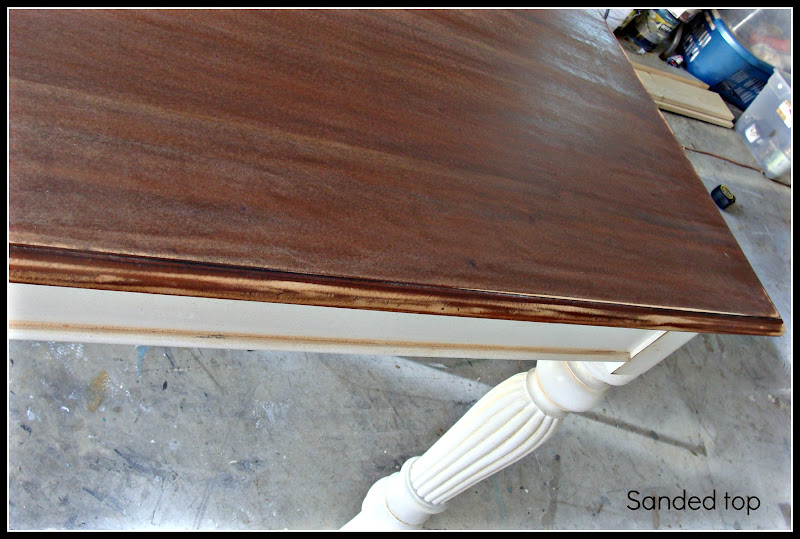 LaTeDa Designs: Table Top Refinish