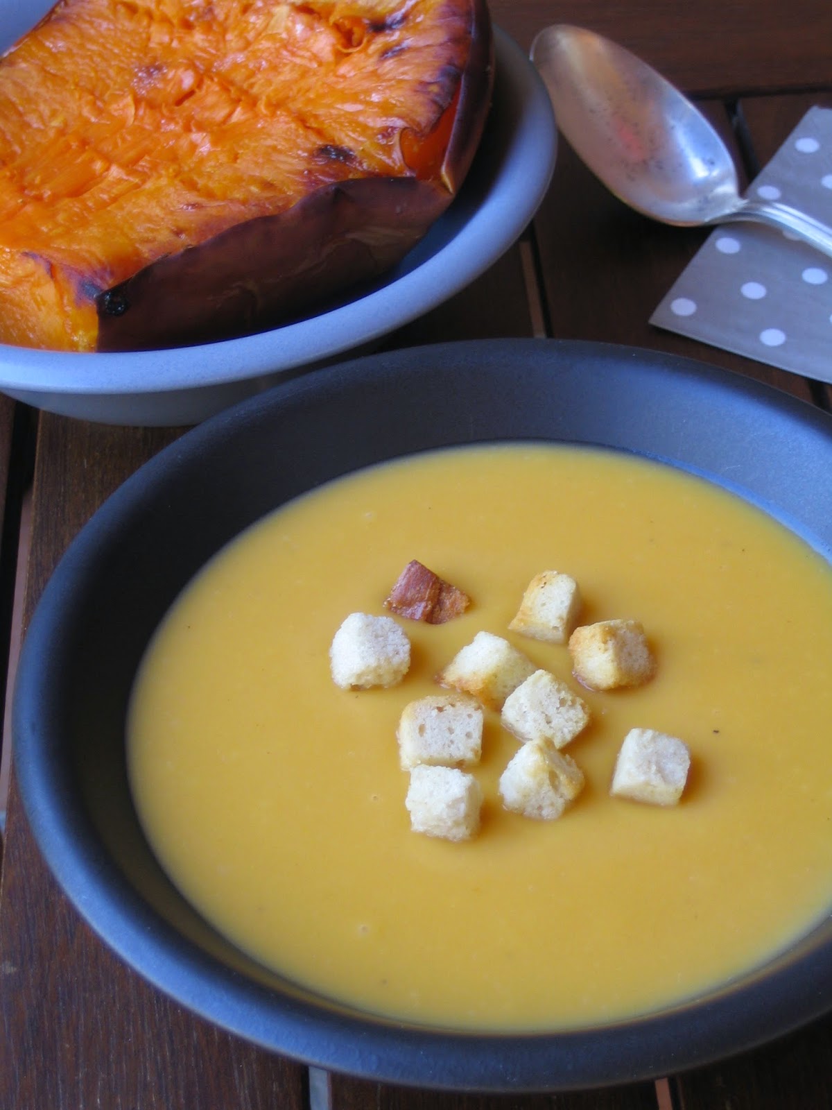 All i julivert: Crema de carbassa rostida al forn