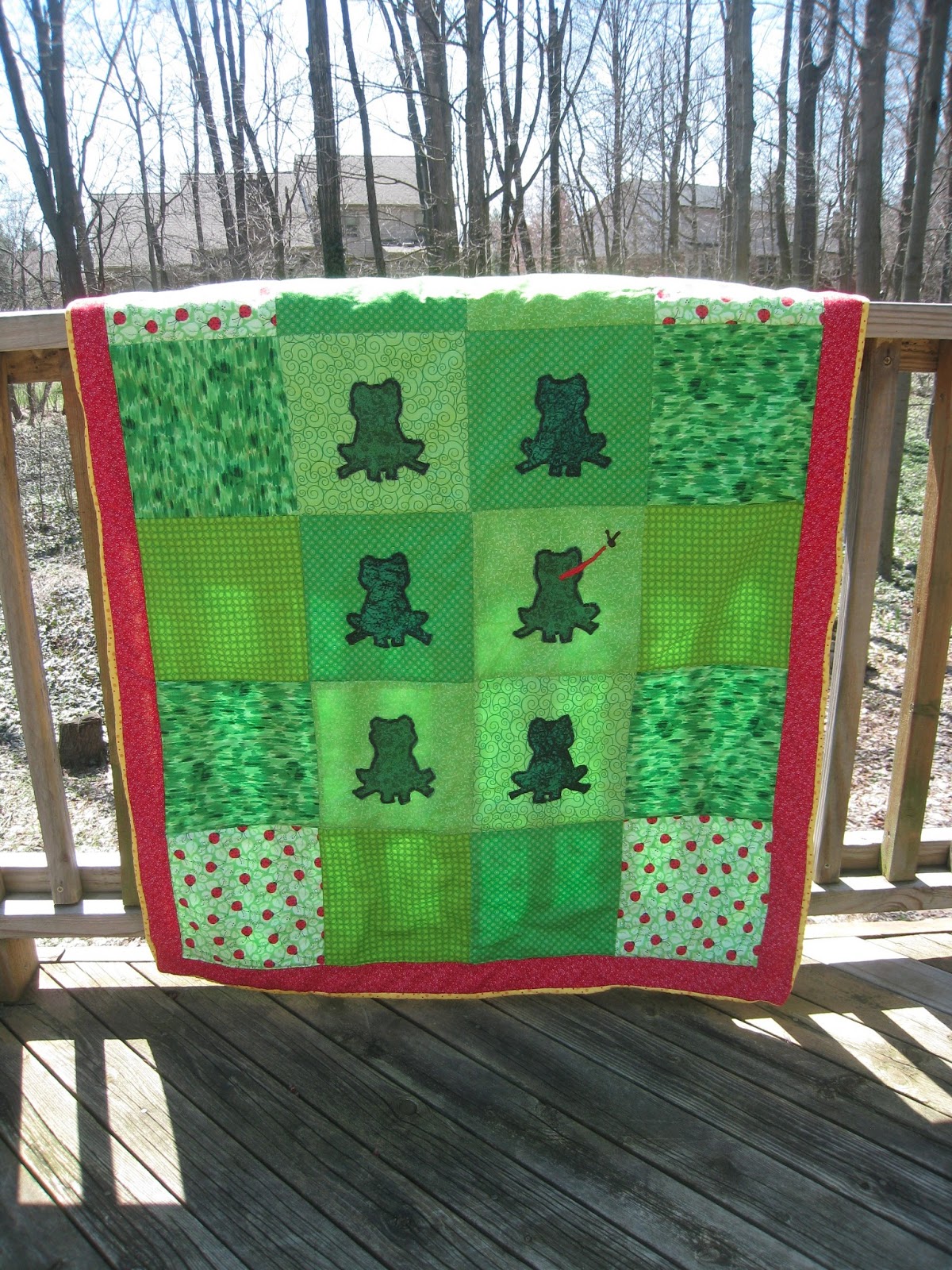 NapTime Scrapbooker: Frog Quilt