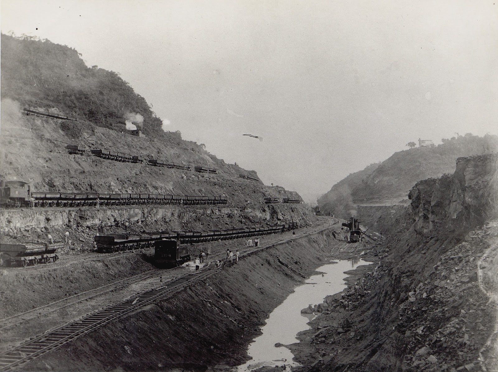 French Panama Canal Construction