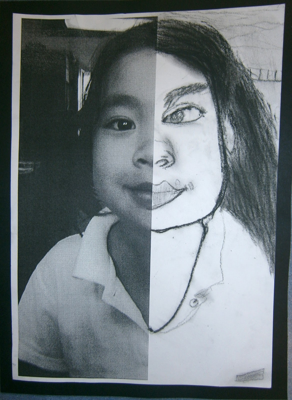 Charcoal Self Portrait