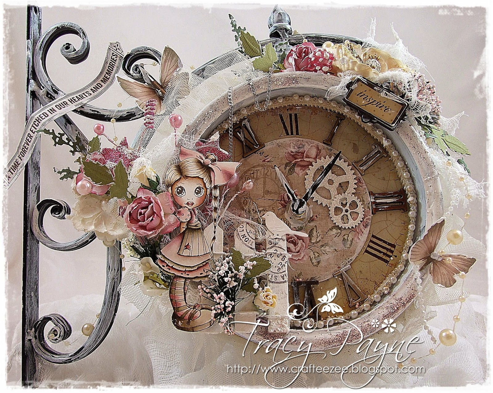 Crafteezee: Altered Vintage Clock