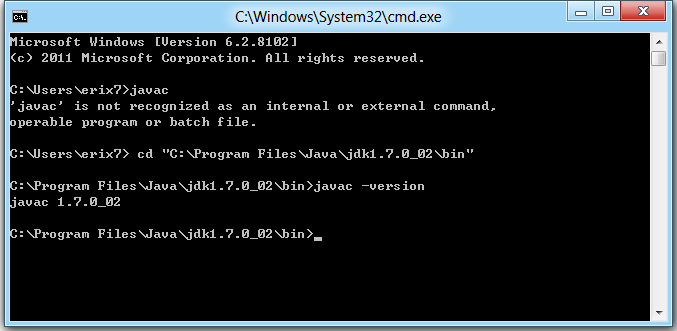 Java-Buddy: Install JDK 7 on Windows 8