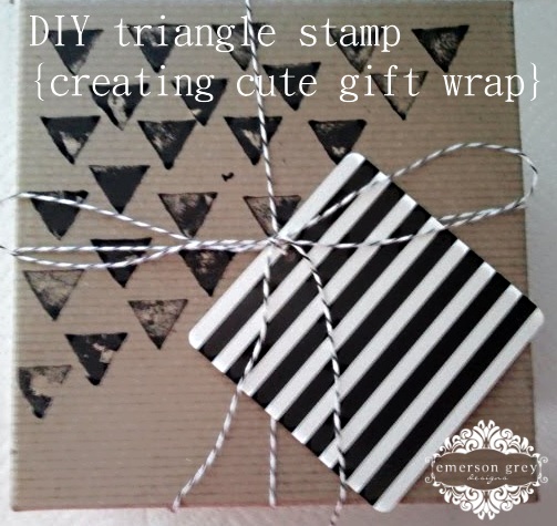 Triangle stamp {made by me}
