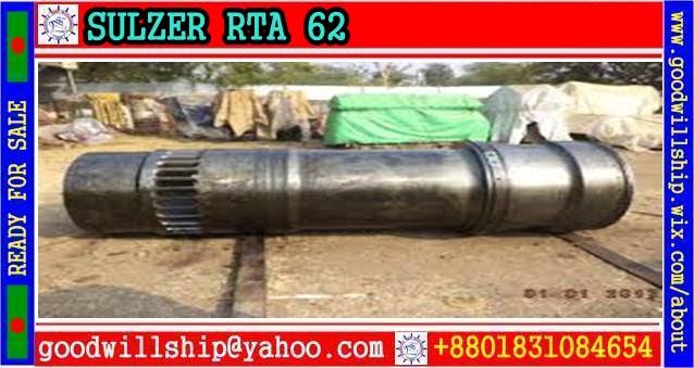 WORLD-WIDE MARINE SPARE PARTS EXPORTER (NEW or USED): SULZER RTA 62 ...