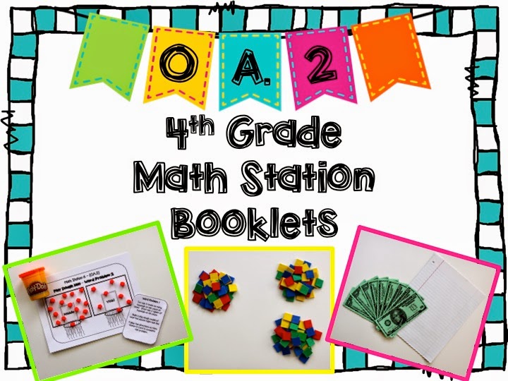 Mrs. C's Classroom: 4th Grade Hands-On Math Booklets