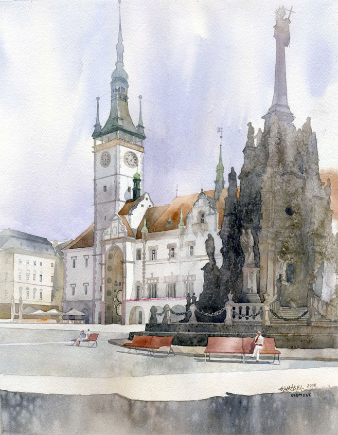 Grzegorz Wróbel | Polish Watercolor Artist | City Paintings