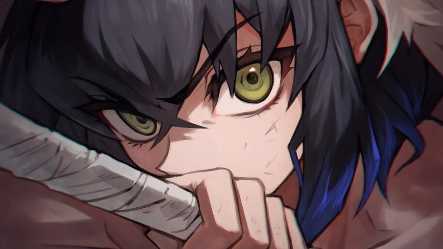 Inosuke Hashibira, [Kimetsu no Yaiba], 4K, #5.736 Wallpaper